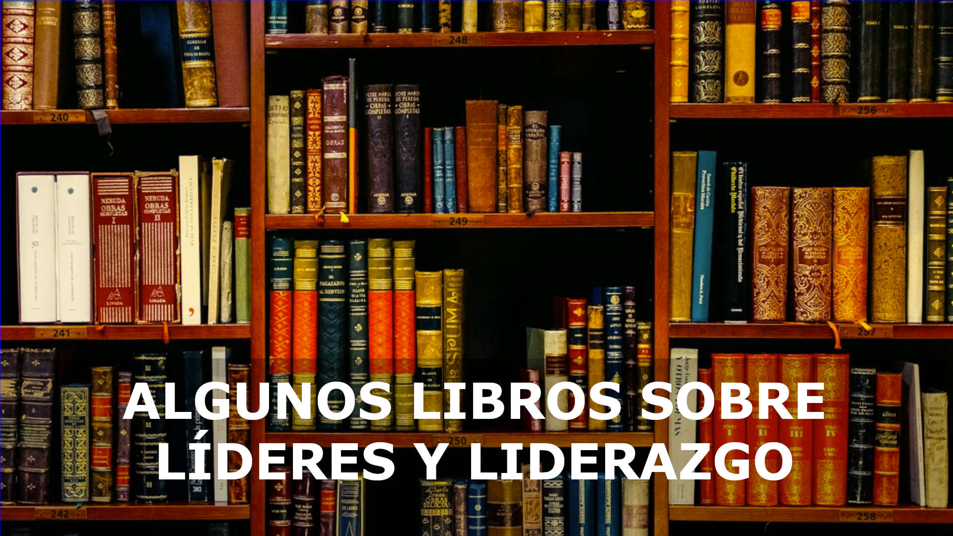ALGUNOS LIBROS SOBRE LÍDERES Y LIDERAZGO - Encuentro Humanista